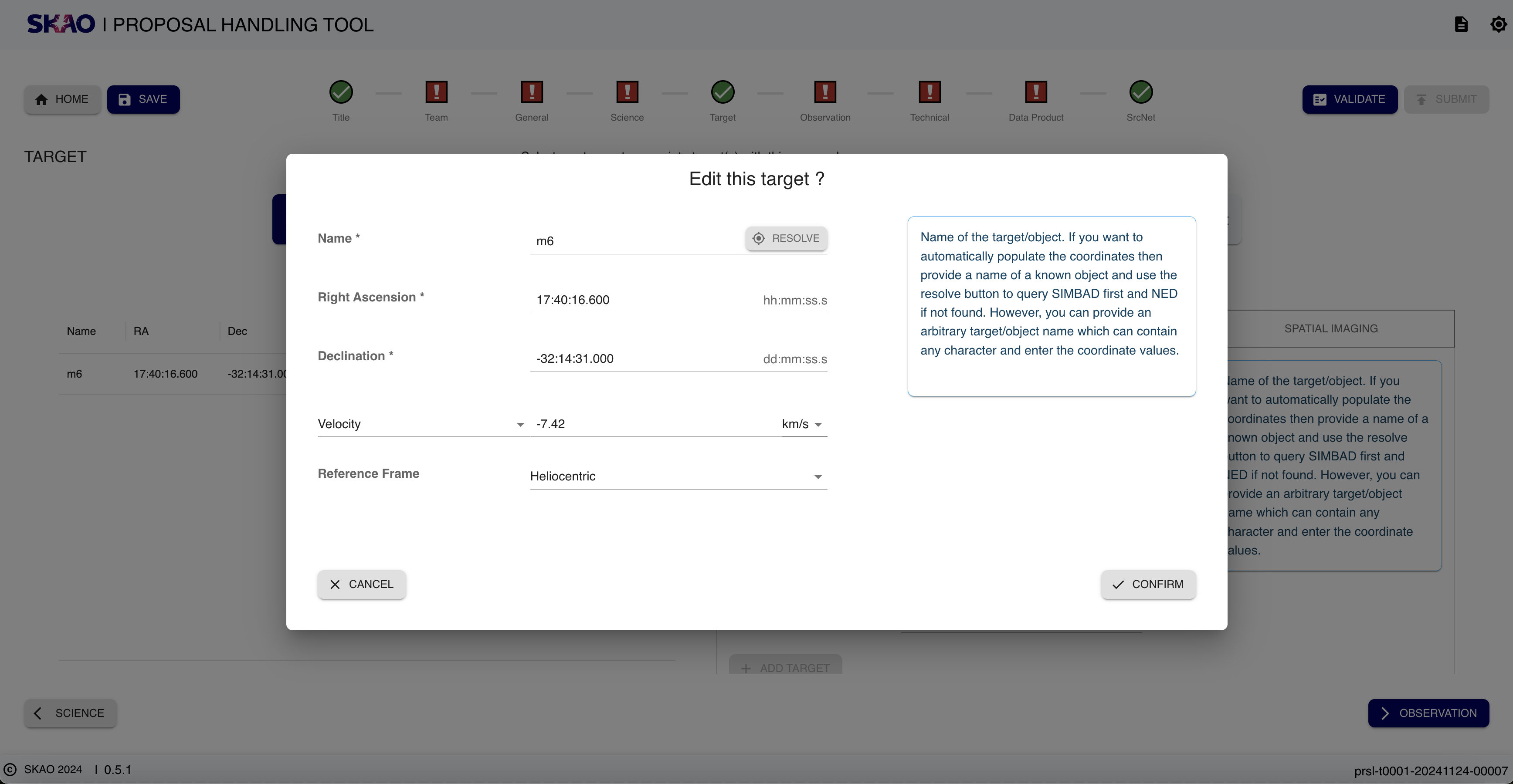 Target Page — ska-oso-pht-ui 7.0.0 documentation